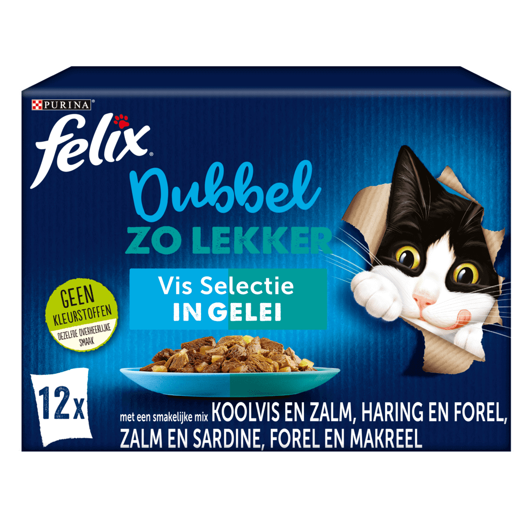 FELIX Elke Dag Feest Dubbel Zo Lekker Vis Selectie | Purina NL