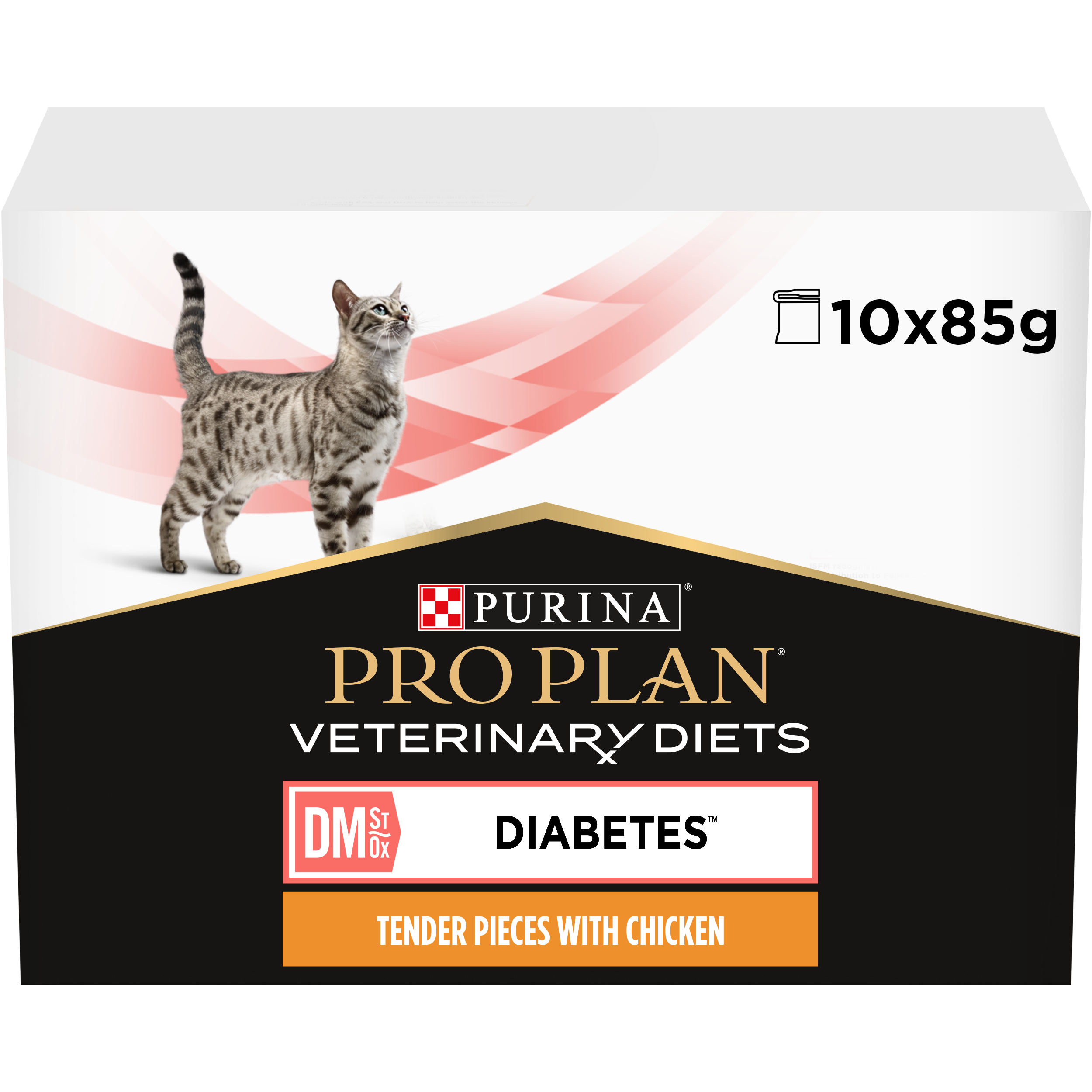 PPVD® Feline DM Diabetes kat natvoer met kip | Purina NL