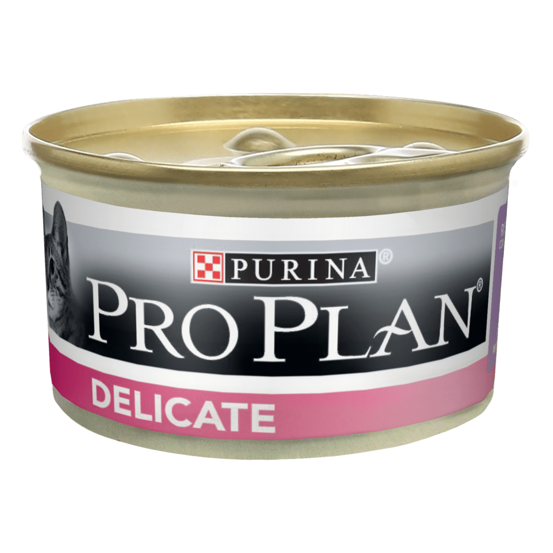 PURINA® PRO PLAN® Delicate Mousse Rijk aan Kalkoen natvoer | Purina