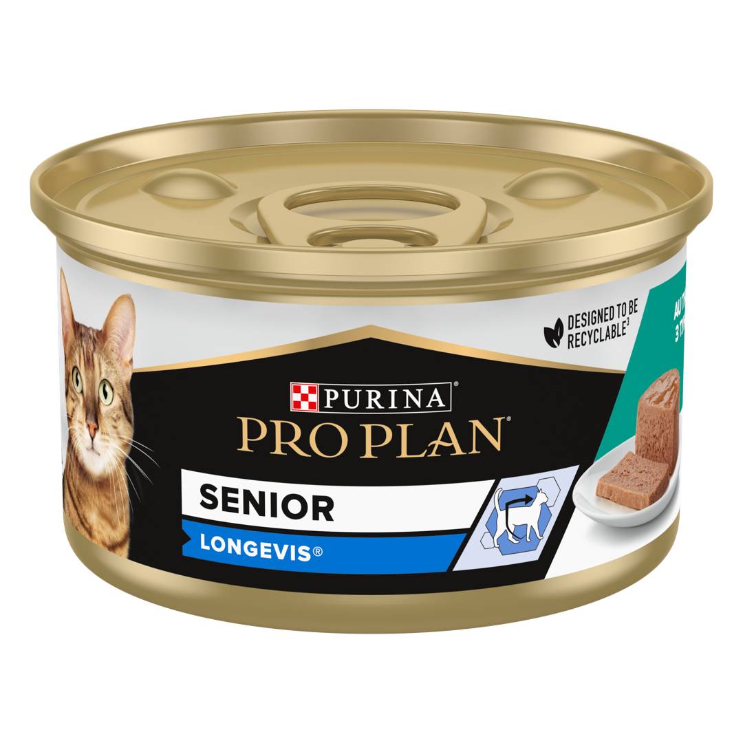PRO PLAN Senior Kat 7+ Mousse Rijk aan Tonijn kattenvoer nat | Purina NL